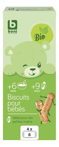 BONI Biscuits bébé Bio 6m 180g | Colruyt - Collect&Go