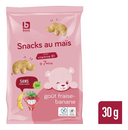BONI Snacks maïs frais-ban.Bio SG 7m 30g | Colruyt - Collect&Go