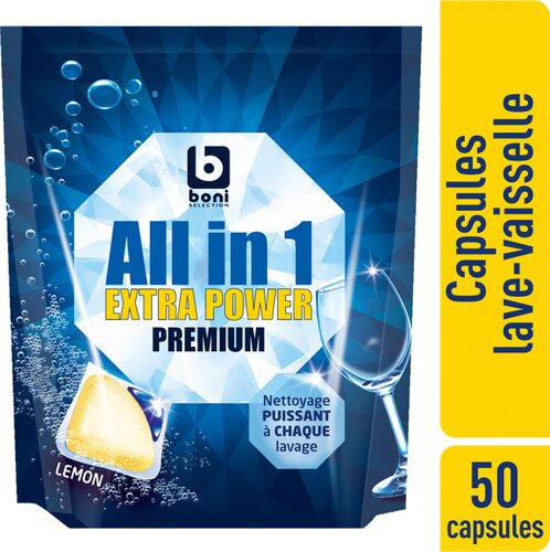 BONI AIO capsules lave-vaiss.lemon 50pc | Colruyt - Collect&Go