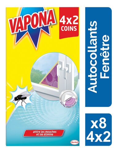 VAPONA antimouches stickers fenêtre 8pc | Colruyt - Collect&Go