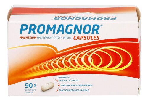 PROMAGNOR Magnésium 450mg 90caps 90pc | Collect&Go