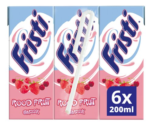 FRISTI rood fruit brik 6x200ml | Collect&Go