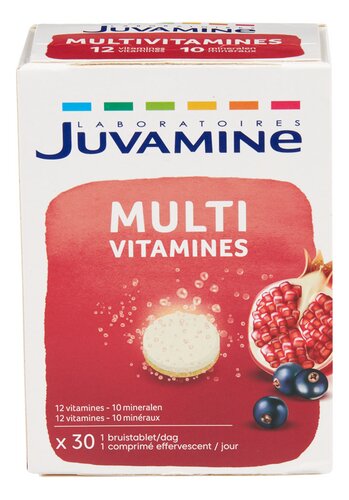JUVAMINE Multivitamines Gold Fizz 30pc | Colruyt - Collect&Go