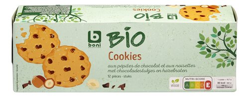 BONI BIO Cookies chocolat-noisette 200g | Colruyt - Collect&Go
