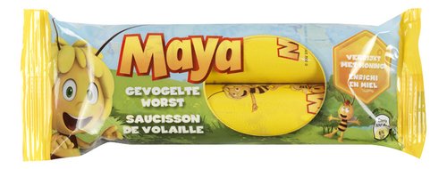MAYA DE BIJ gevogelte worst 2x50g | Collect&Go