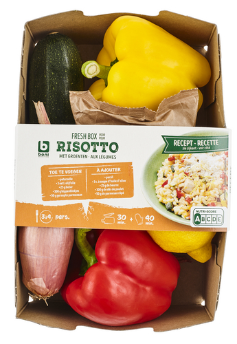 BONI Freshbox Risotto Légumes 3-4p 1,1kg | Colruyt - Collect&Go