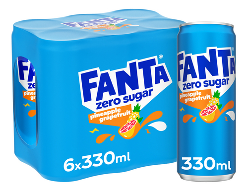 FANTA Zero Sugar Pineapple-Grapefr. 33cl | Collect&Go