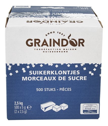 GRAINDOR suikerklontjes apart ver. 2,5kg | Colruyt - Collect&Go