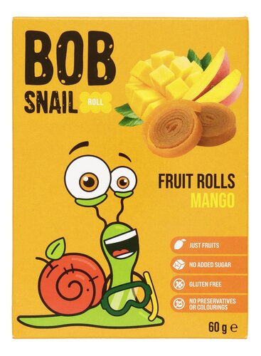 BOB SNAIL mango fruit rolls 60g | Colruyt - Collect&Go