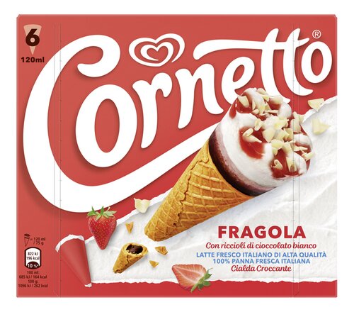 CORNETTO Fraise 6x120ml | Collect&Go