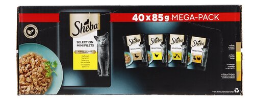 SHEBA gevogelte pouch 40x85g | Collect&Go