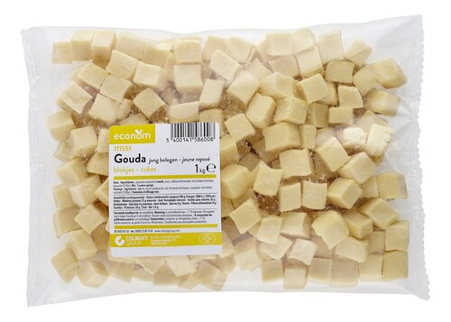 ECONOM gouda jong belegen blokjes 1kg | Collect&Go