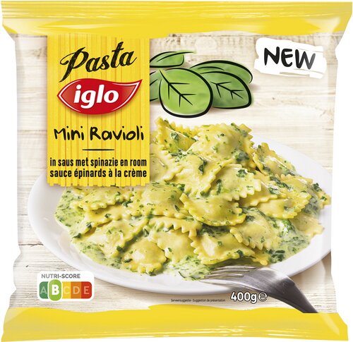 IGLO mini ravioli épinards crème 400g | Colruyt - Collect&Go