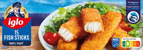 IGLO 15 Fish Sticks MSC 450g | Colruyt - Collect&Go