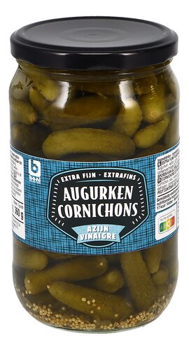 BONI augurken in azijn extra fijn 670g | Colruyt - Collect&Go