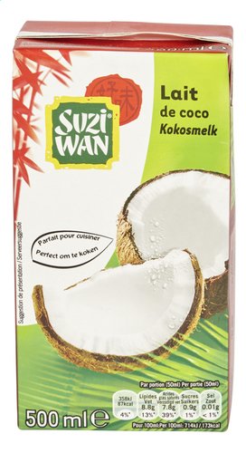 SUZI WAN lait de coco (brique) 500ml | Colruyt - Collect&Go