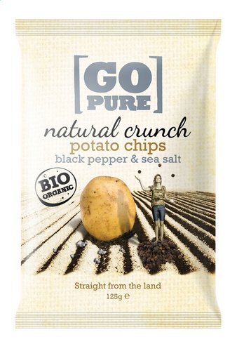 GO PURE chips au poivre et sel bio 125g | Bio-Planet - Collect&Go