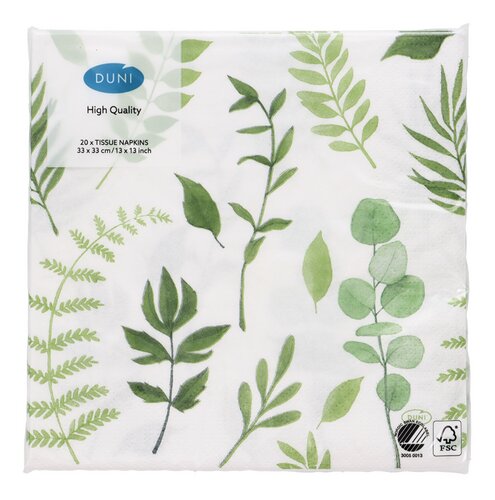 DUNI serv 33cm Greenery 20st | Colruyt - Collect&Go