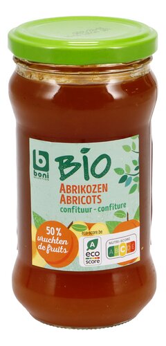 BONI BIO confiture d'abricots 50% 330g | Collect&Go