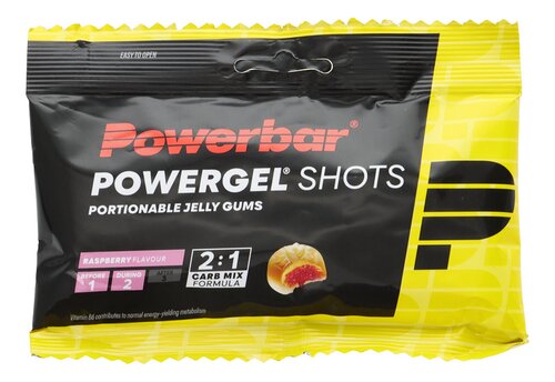 POWERBAR PowerGel Shots Gums Raspb. 60g | Collect&Go