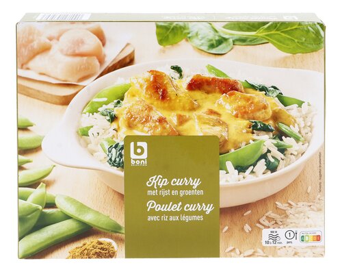 BONI kip curry rijst groenten 500g | Colruyt - Collect&Go