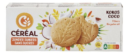 CÉRÉAL koeken kokos suikervrij 3x44g | Colruyt - Collect&Go