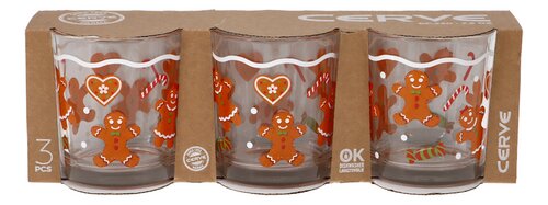 CERVE Glas Linda Gingerbread 22cl 3st | Colruyt - Collect&Go