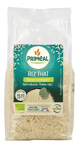 PRIMEAL Rijst Thai Halfvolkoren Bio 500g | Collect&Go
