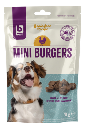 BONI snack hond miniburger kip 70g | Colruyt - Collect&Go