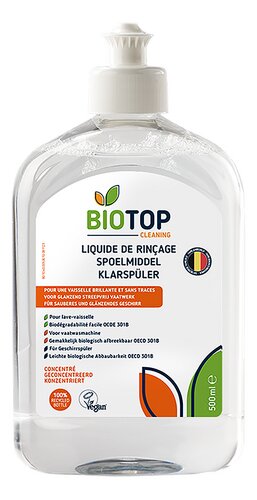 BIOTOP liq.rinç lave-vaiss concen. 500ml | Bio-Planet - Collect&Go