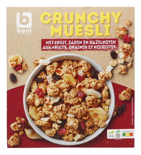 BONI crunchy muesli fruit 500g | Colruyt - Collect&Go