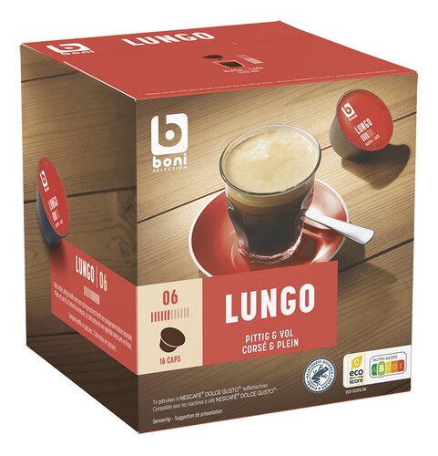 BONI Caps Lungo RFA 16pc | Colruyt - Collect&Go