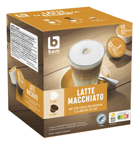 BONI Caps Latte macchiato RFA 16st | Colruyt - Collect&Go