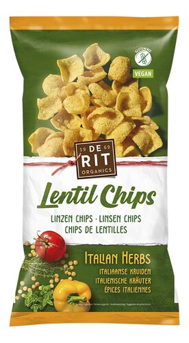 DE RIT Lentil Chips Italian Herbs 75g | Bio-Planet - Collect&Go