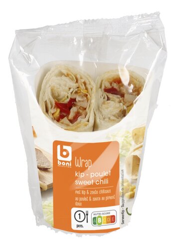 BONI Wrap kip sweet chili 170g | Colruyt - Collect&Go