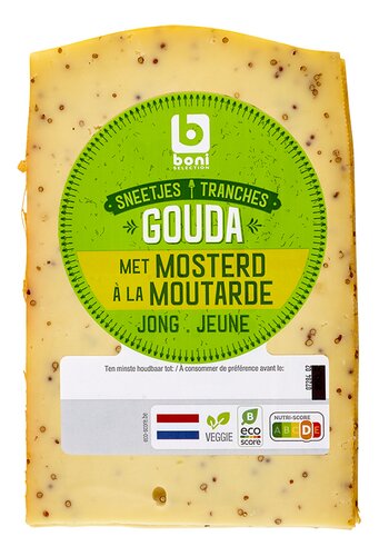 BONI gouda jong mosterd sneetjes 300g | Colruyt - Collect&Go