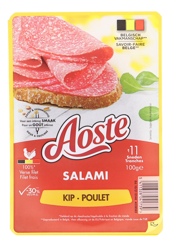 AOSTE l'Authentique salami kip 100g | Collect&Go