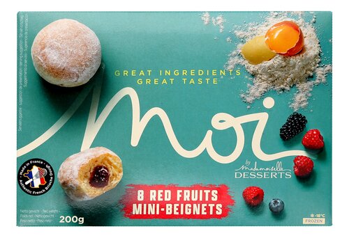 MOI Mini beignets Rode vruchten 200g | Collect&Go