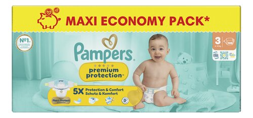 PAMPERS Prem.prot.econ.m3 6-10kg 108st | Collect&Go