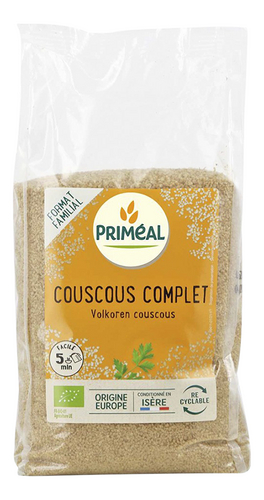 PRIMEAL Couscous Complet Bio 1kg | Bio-Planet - Collect&Go