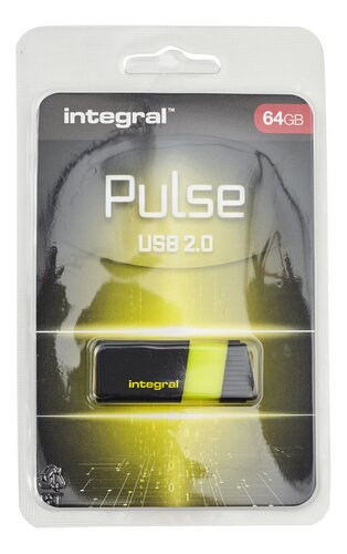 INTEGRAL USB Pulse geel 64GB | Colruyt - Collect&Go