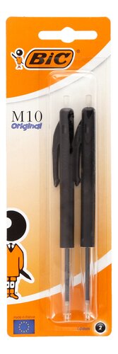 BIC balpen M10 original medium zwart 2st | Colruyt - Collect&Go