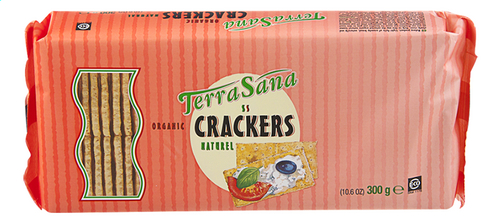 TERRASANA crackers natuur zuurdesem 300g | Bio-Planet - Collect&Go